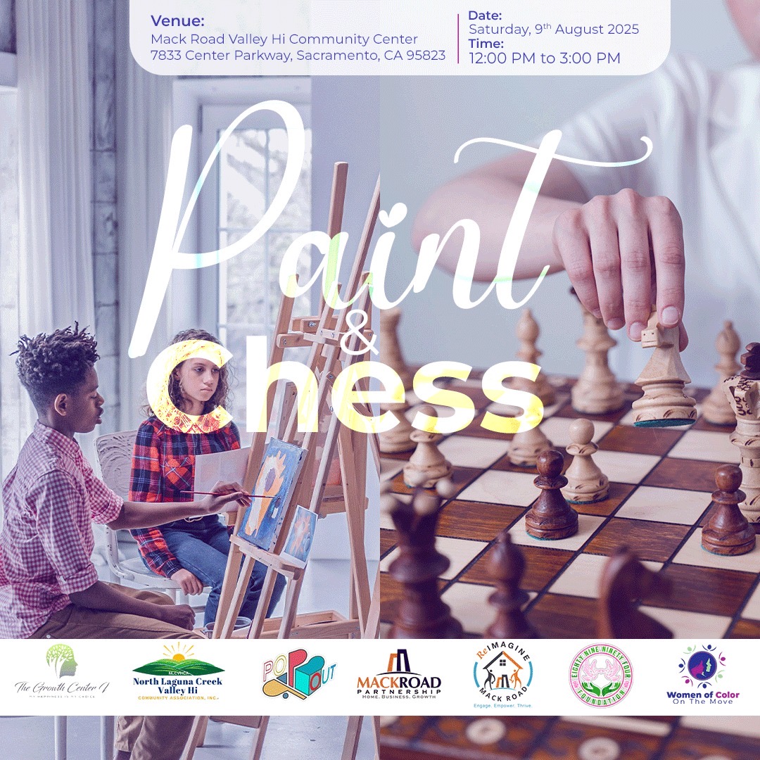 Paint & Chess at Mack Road Community Center - Women of Color on the Move